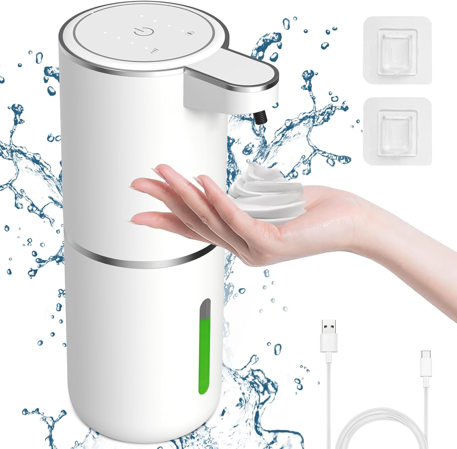 Amazon.com: GuDoQi Automatic Foaming Soap Dispenser, 12.8oz/380ml ...