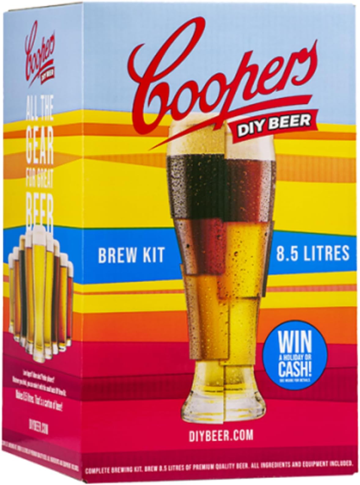 Amazon.com: Coopers DIY Craft Brew Kit - Makes 14 Pints of Beer ...