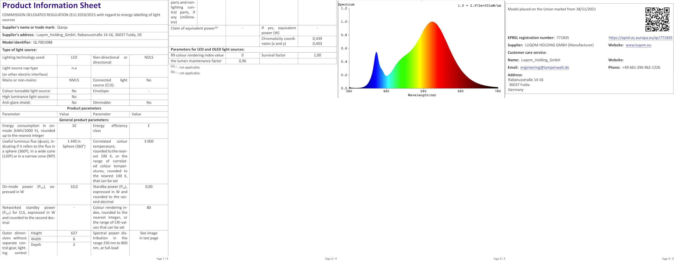 Qazqa - Ceiling Fan with Light Black - Fanattic- Modern - LED | 1 Light ...