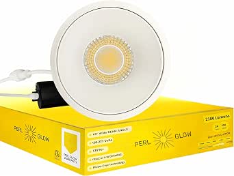 Perlglow 3 inch Millwork Trimless Round White HO Downlight Luminaire ...