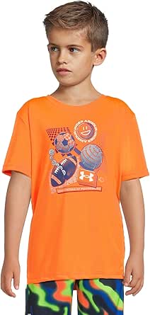Amazon.com: Under Armour Boys' Tech Multi Sport Short Sleeve (Little ...