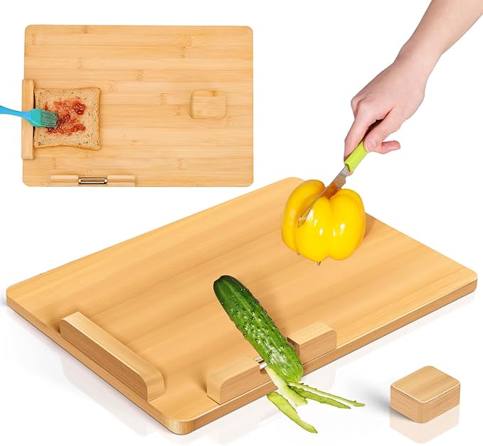 JFNoraiva Adaptive One-Handed Cutting Board - Easy to Use, Lightweight ...