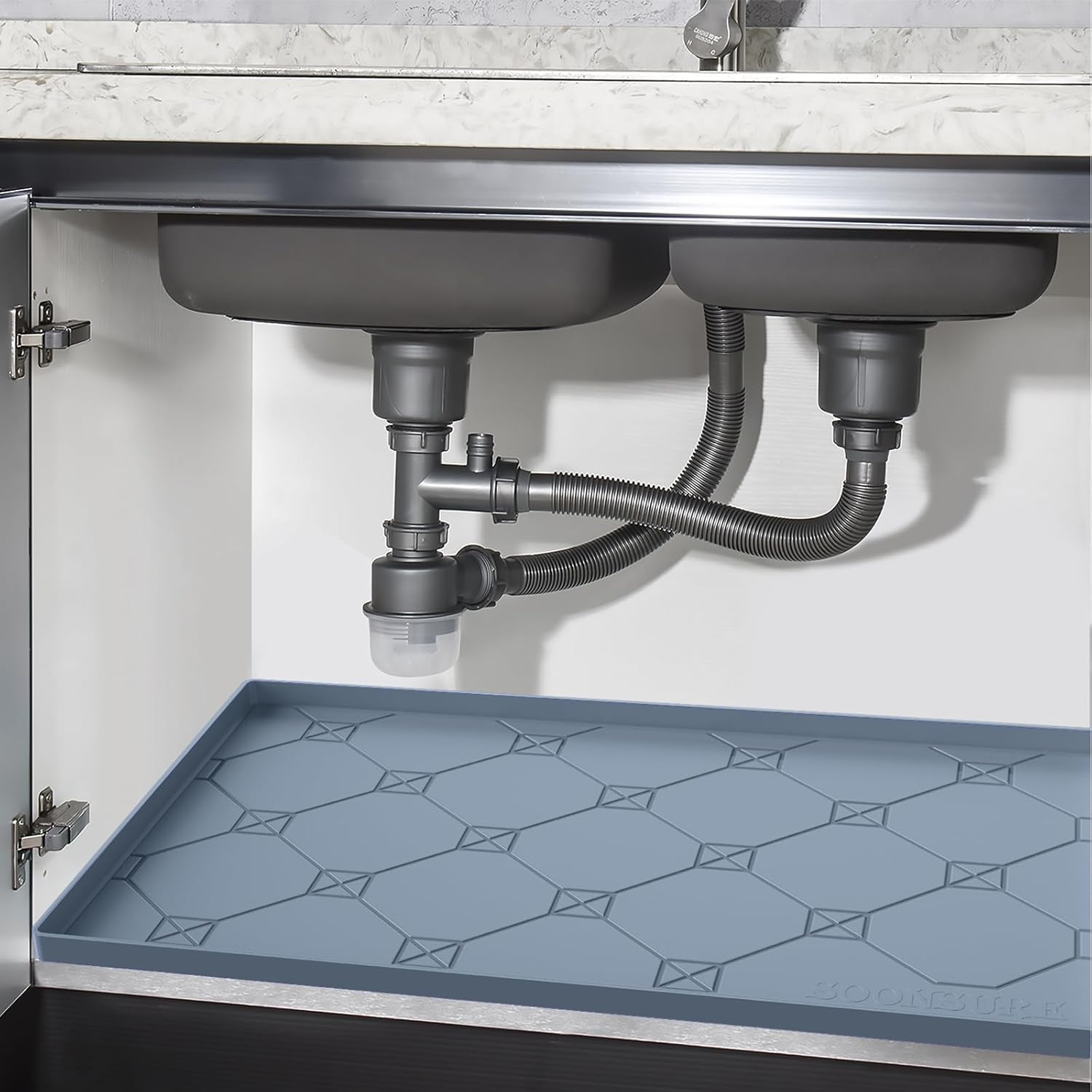 Amazon.com: Under Sink Mat, Under Sink Mats for Kitchen Waterproof, 31 ...