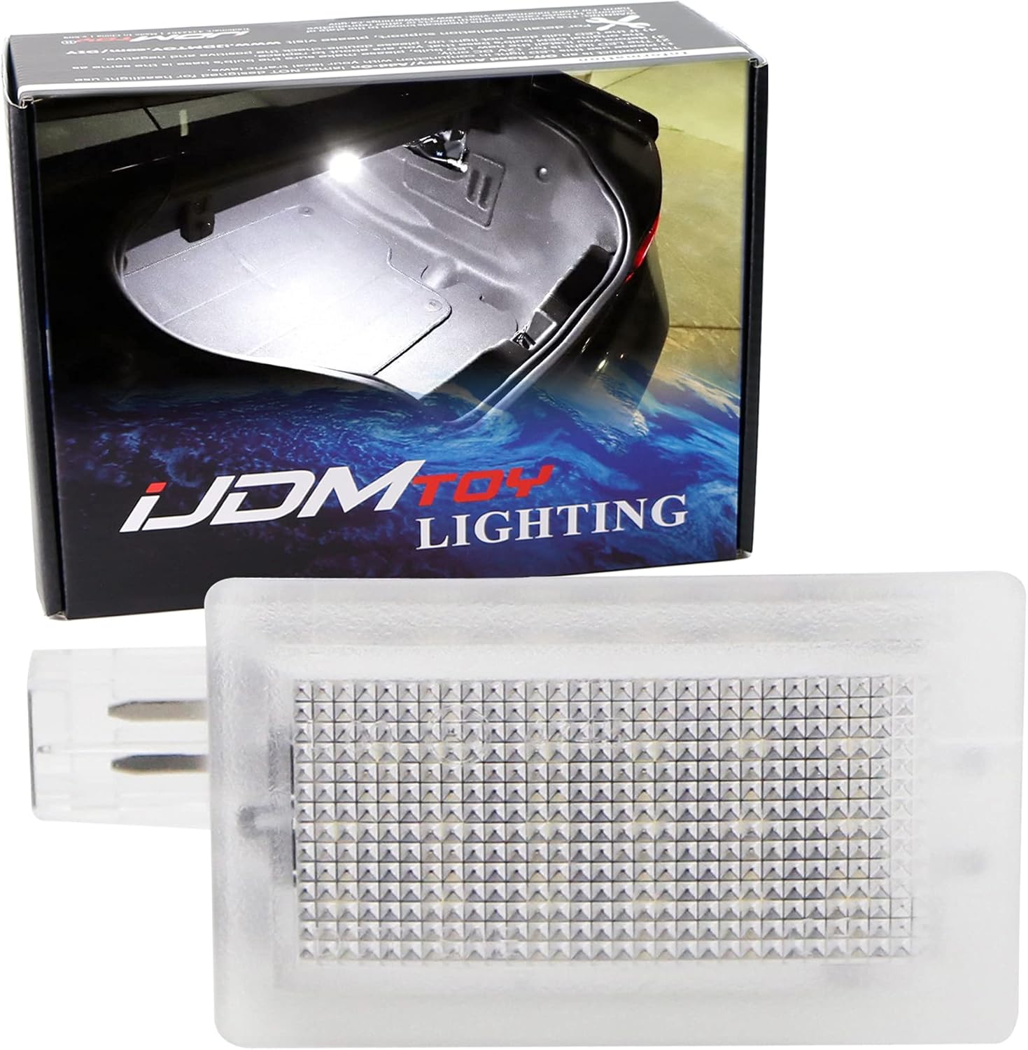 iJDMTOY Super Bright 2W High Power Xenon White Full LED Trunk Cargo ...