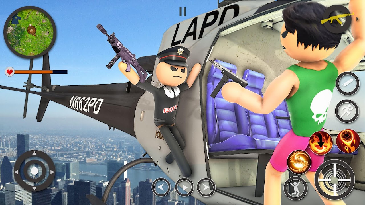 Real US Police Stickman Gangster Crime Open World Games - App on Amazon ...