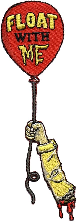 Amazon.com: Float with Me Severed Arm Horror Movie - Embroidered Edge ...