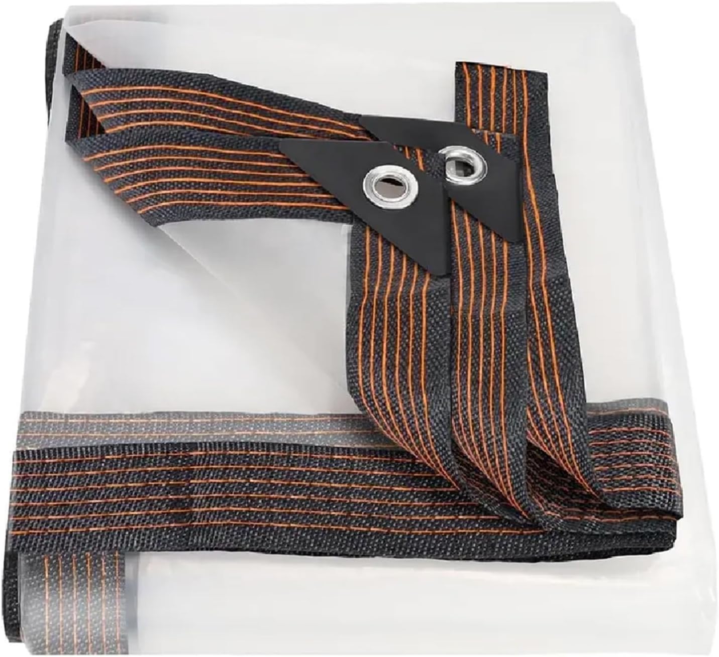 Transparente Plane mit Ösen 3x2 5x5 8x6 10x4 12x10m PVC Durchsichtige ...