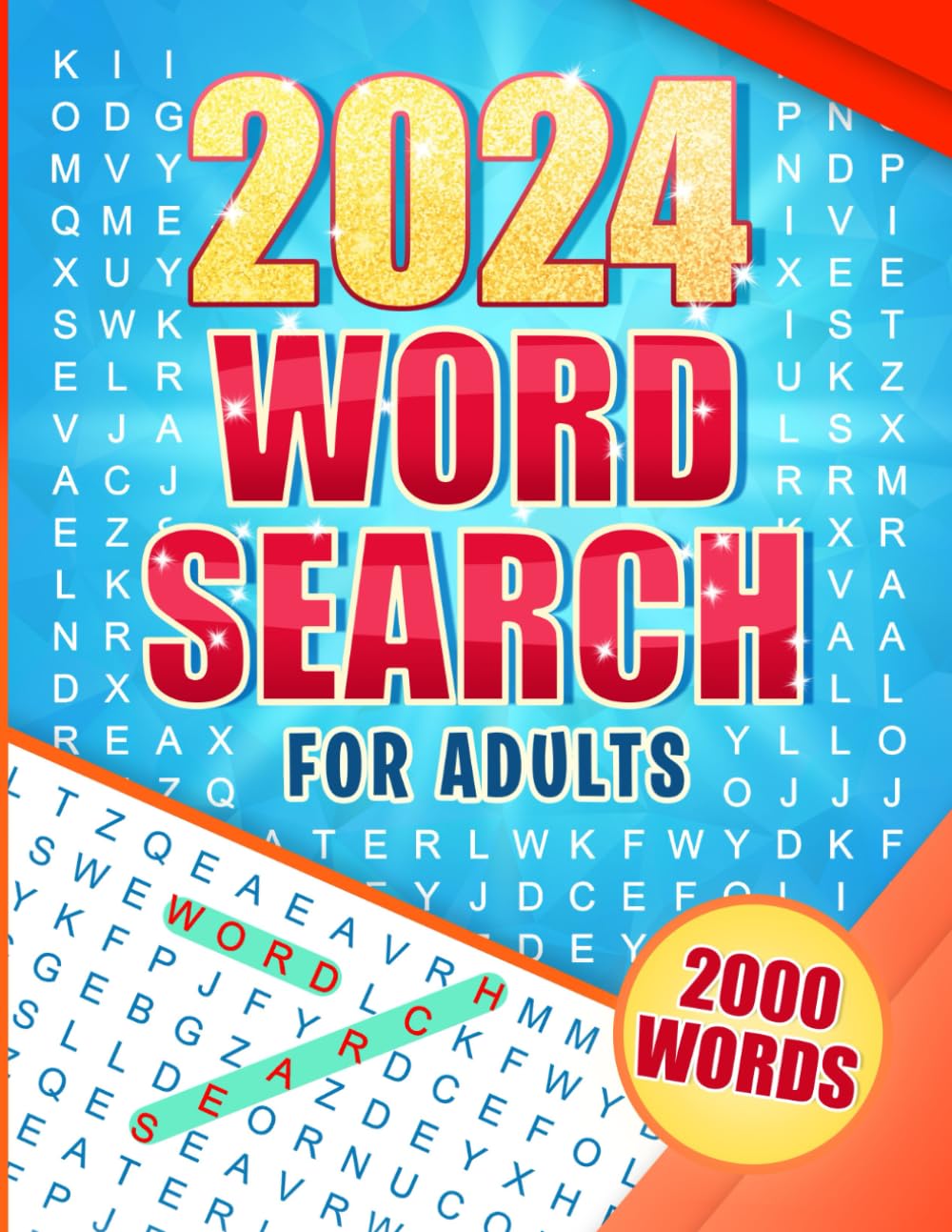 2024 Word Search: 100 Wordfind Games Puzzle Book for Adults about ...