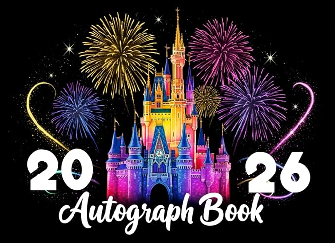 Autograph Book 2026 for Kids: Signatures and Photos from Theme Parks ...