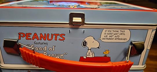 Amazon.com: AQUARIUS Peanuts Snoopy Red Dog House Fun Box - Sturdy Tin ...