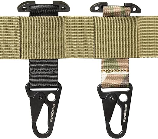 Amazon.com : ParaDance Tactical MOLLE Accessories Clip T-Mount Clash ...