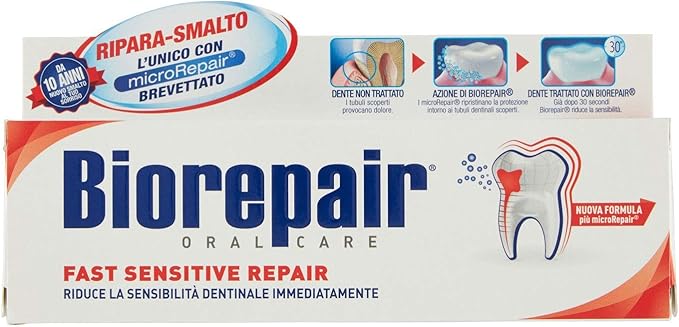 Amazon.com : Biorepair: "Fast Sensitive Repair" Toothpaste with ...
