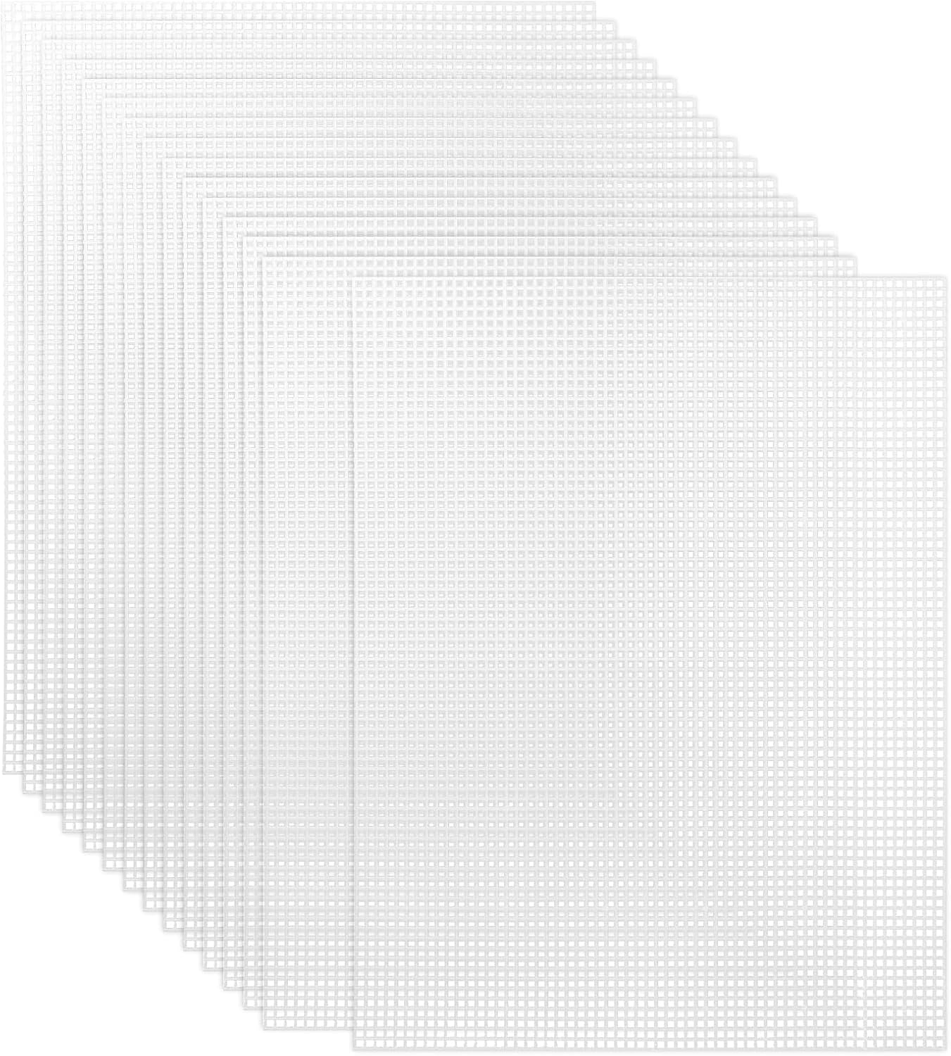 Amazon.com: Csyidio 4 PCS 7 Count Plastic Mesh Canvas Sheets for ...