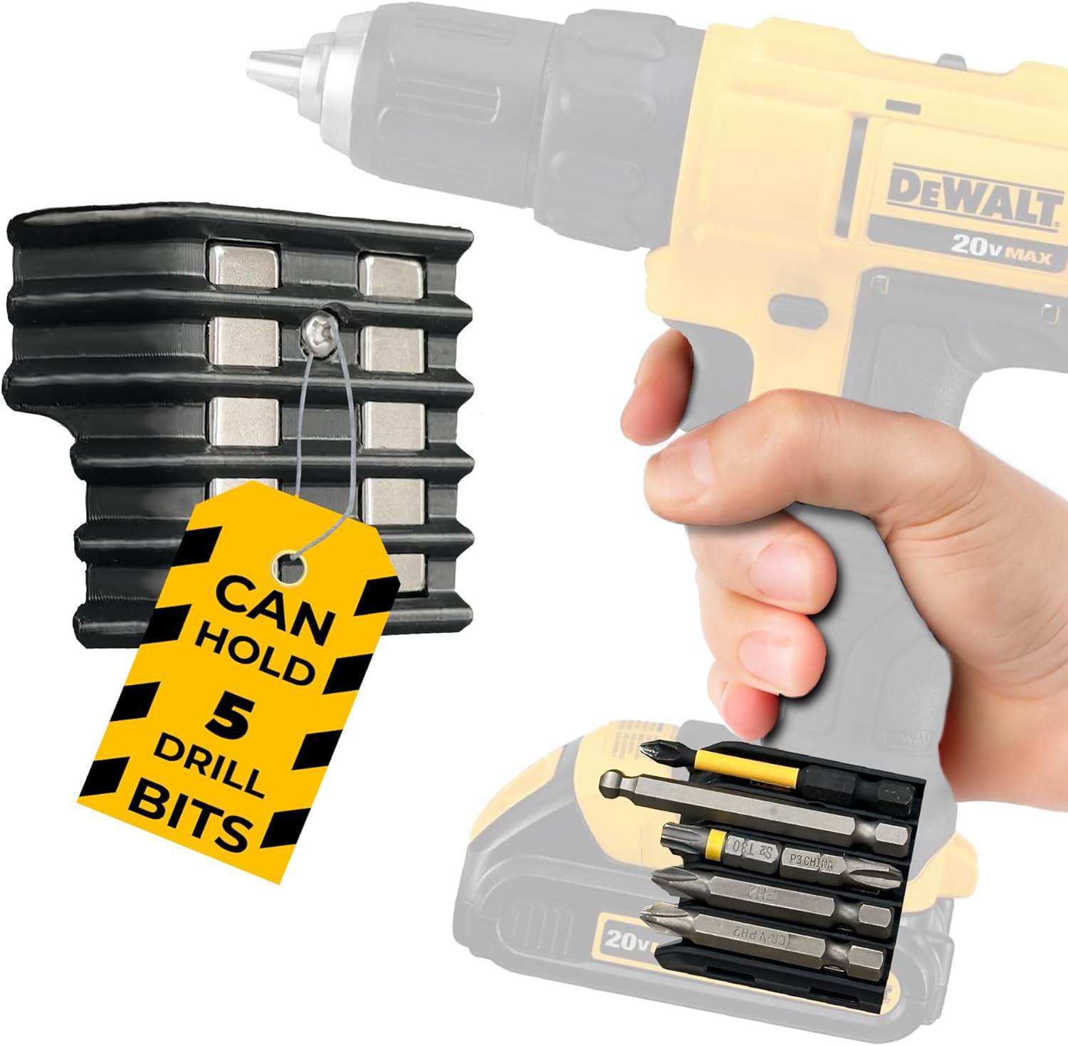 Amazon.com: Impact Driver Bit Holder, Magnetic Drill Holder, Bit Holder ...