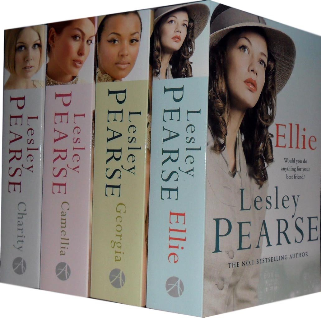 Lesley Pearse Collection 4 Books Set Pack RRP : £ 31.96 (Camellia, Ellie, Georgia, Charity ...
