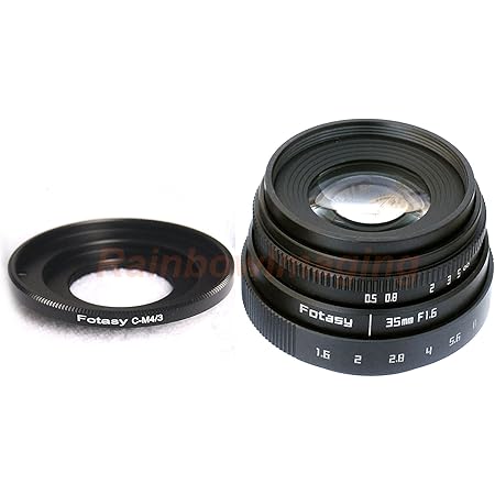 Amazon.com : Fotasy Manual EF EF-S Mount Lens to M43 Adapter, EF Mount to MFT, Compatible with ...