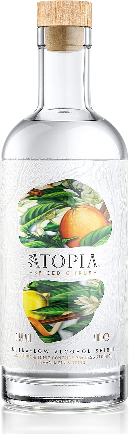 Atopia Spiced Citrus Non-Alcoholic Spirit 70cl : Amazon.de ...
