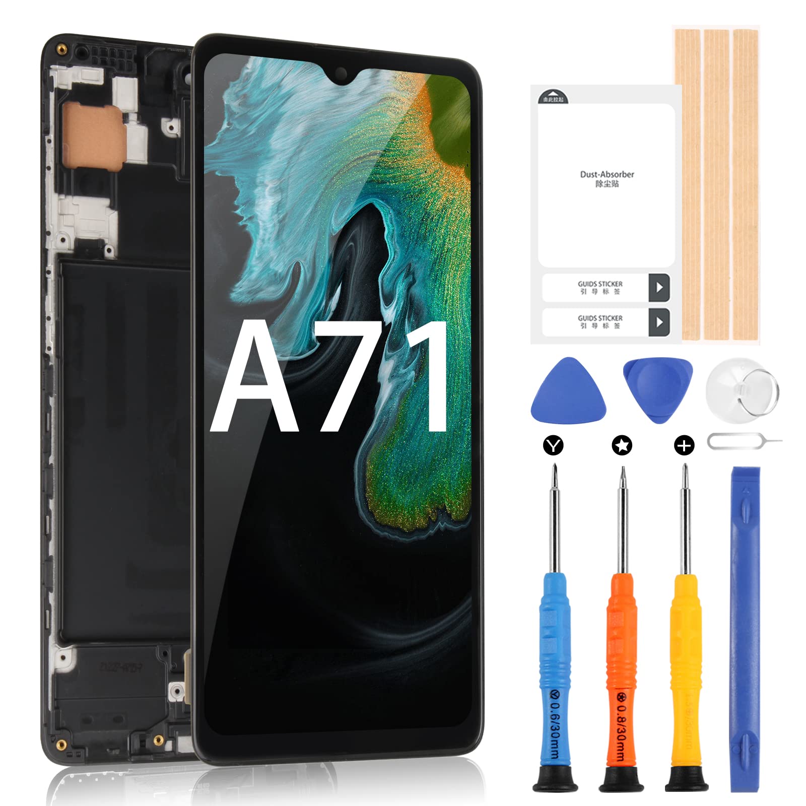 LCD Display for Samsung Galaxy A71 A715F 6.7" Screen Replacement for SM ...