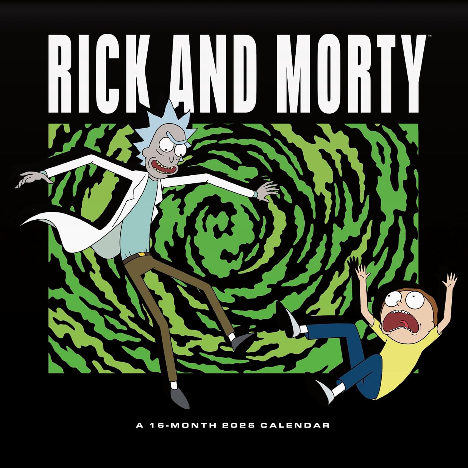 2025 Cartoon Network Rick and Morty Mini Wall Calendar : Amazon.ca ...