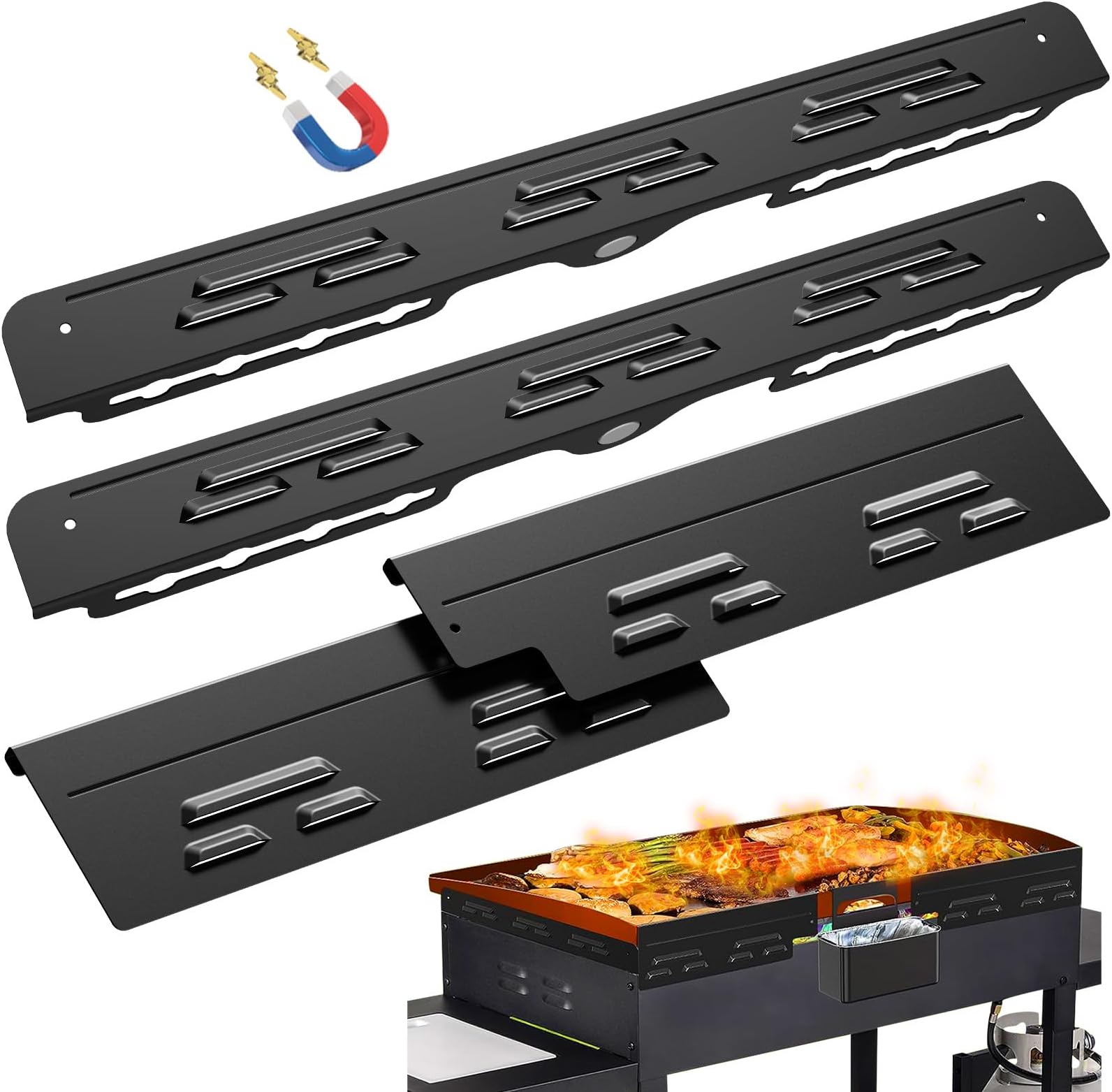 Amazon.com: Wind Guards for Blackstone 36 Inch Griddle, Heat Flame ...