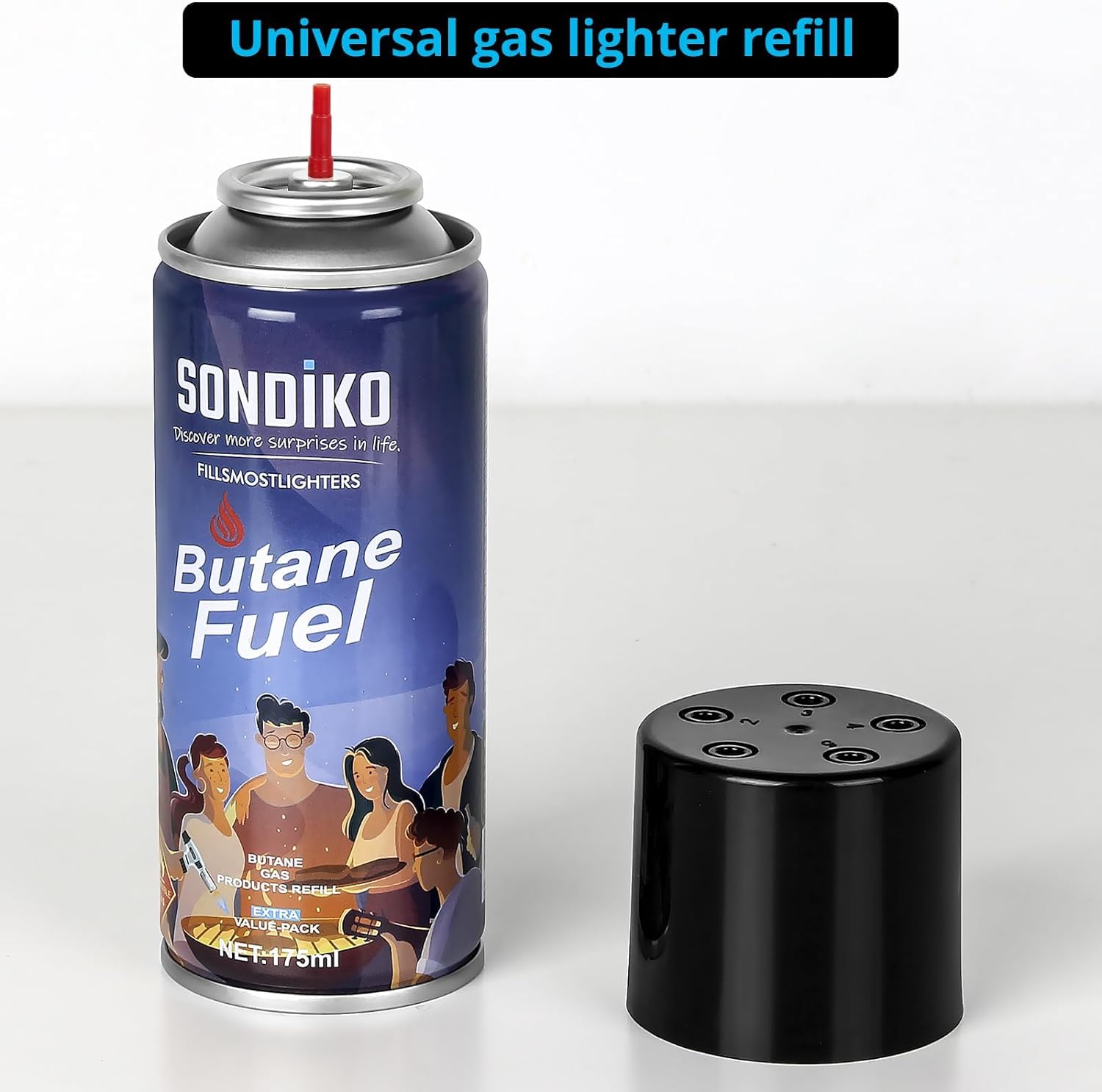 Snapklik.com : Sondiko Butane Refill, 175 Ml, Butane Fuel Refill ...