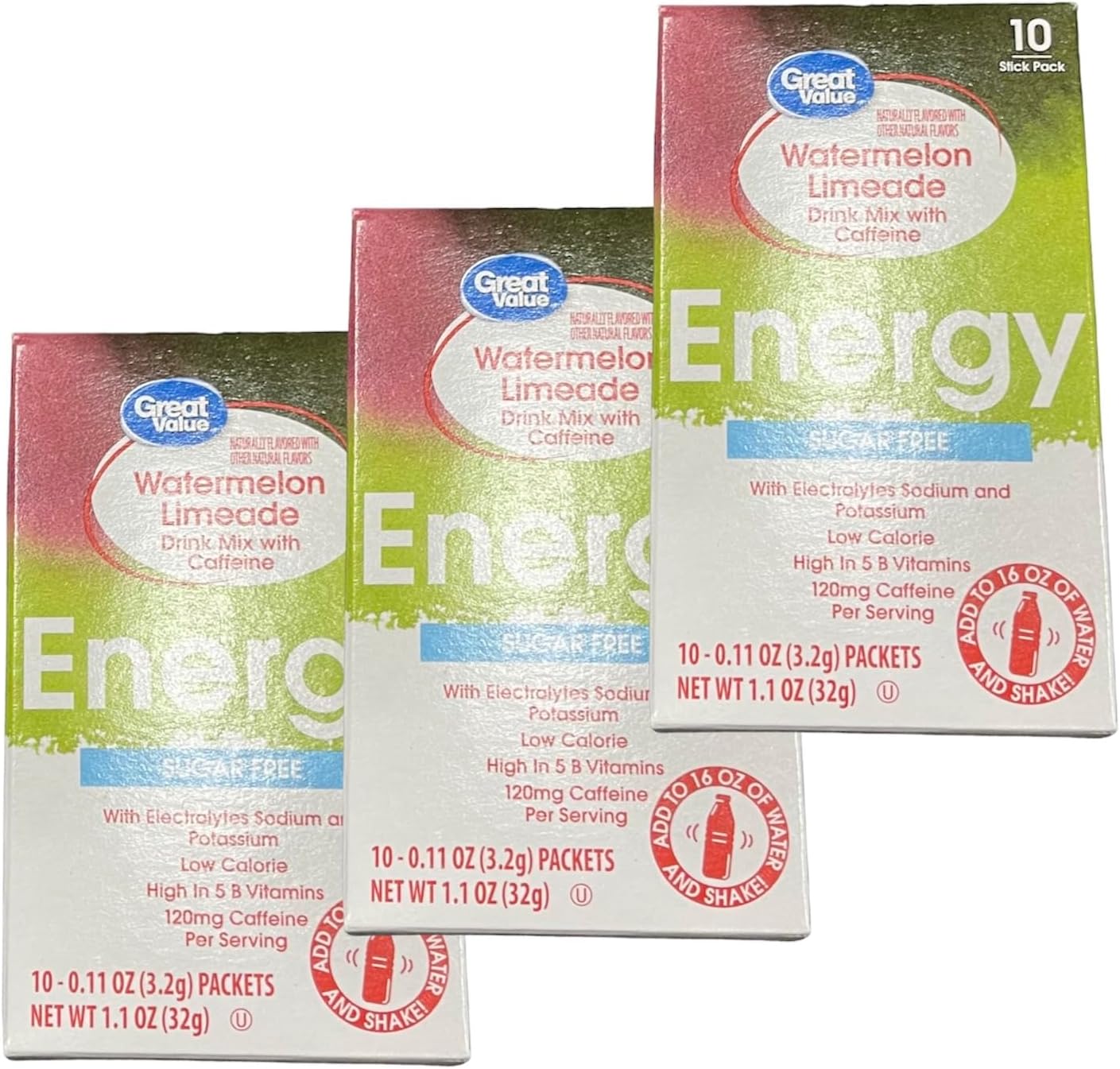 Amazon.com: Great Value Watermelon Limeade Powdered Energy Electrolyte ...