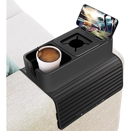 Amazon.com: Couch Cup Holder, Easyjoy Silicone Sofa Armrest Tray with ...