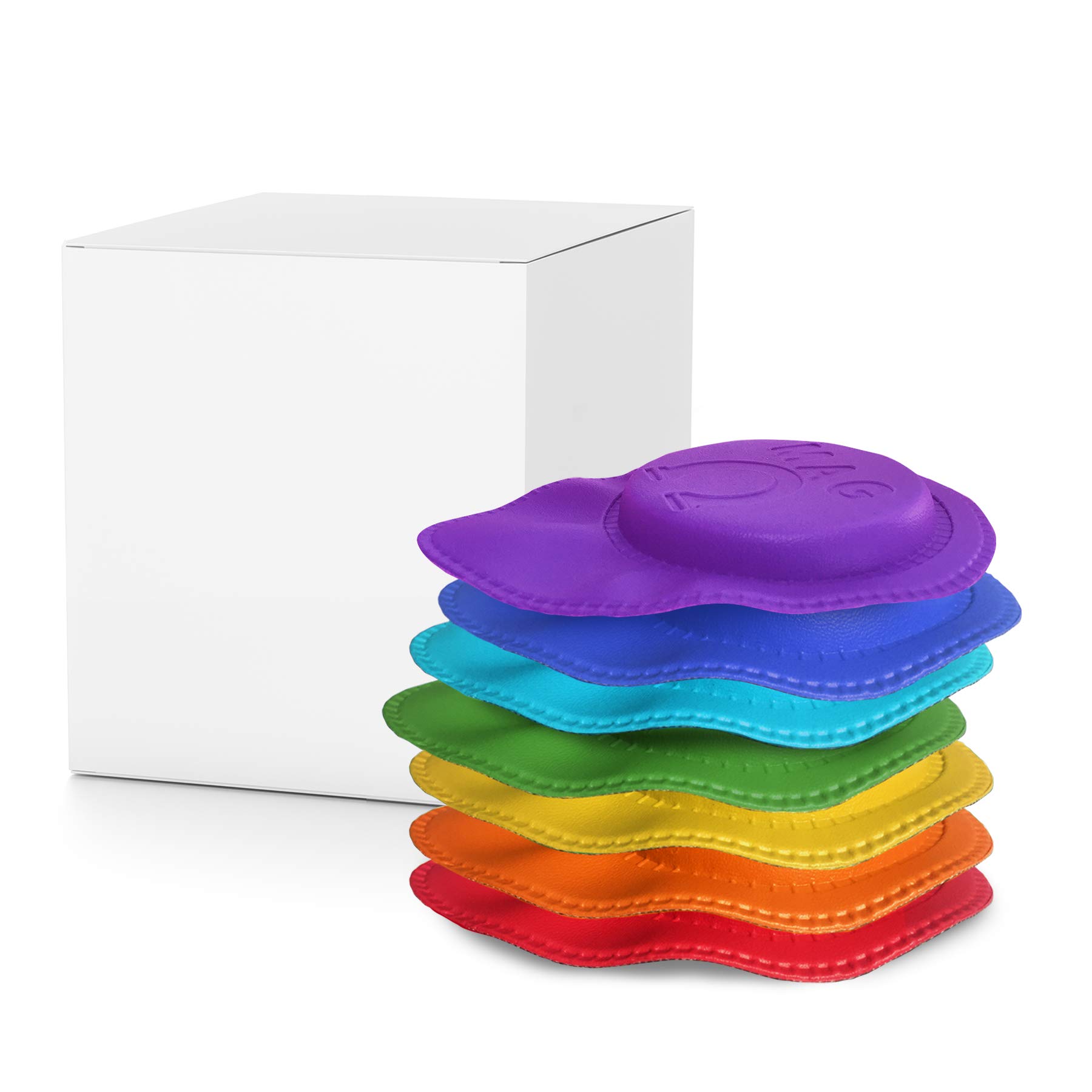 Snapklik.com : MAG 7Pack 4000Gauss Round Ferrite Biomagnets Chakra ...