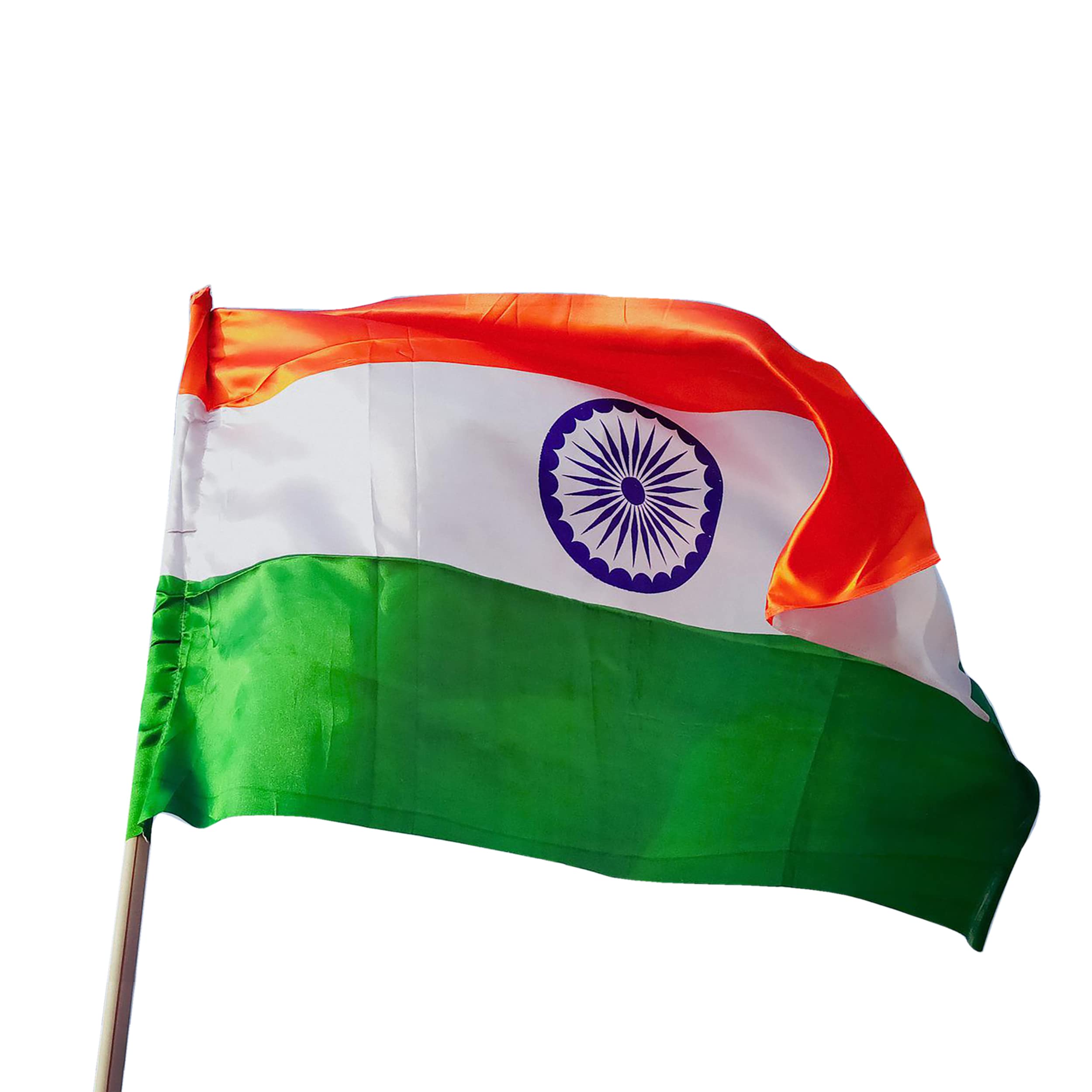 UPKARANWALE Indian National Flag With Stiched Loop Toggle (30 IN X 20 ...