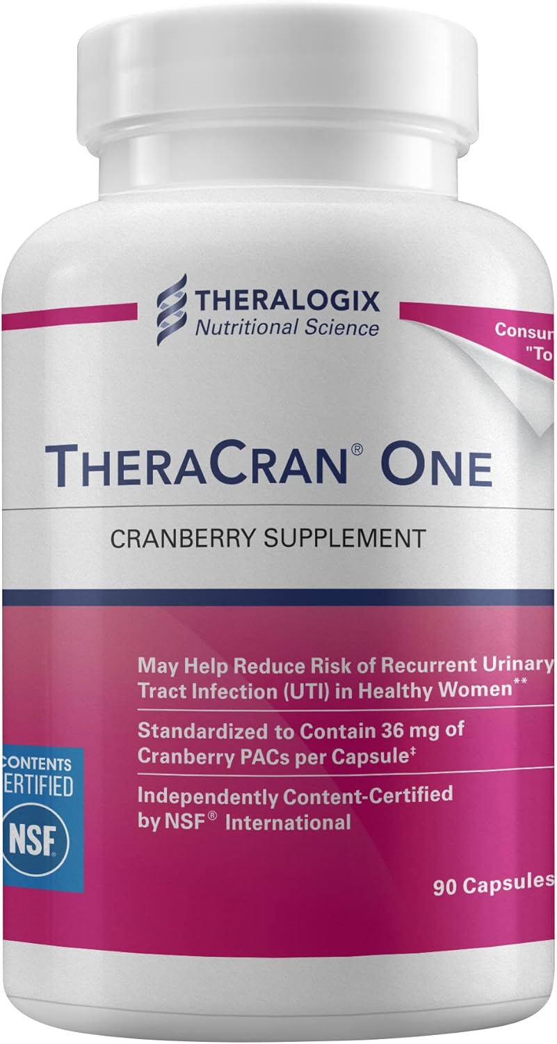 Amazon.com: TheraCran One Cranberry Supplement | 36mg PACs Per Capsule ...