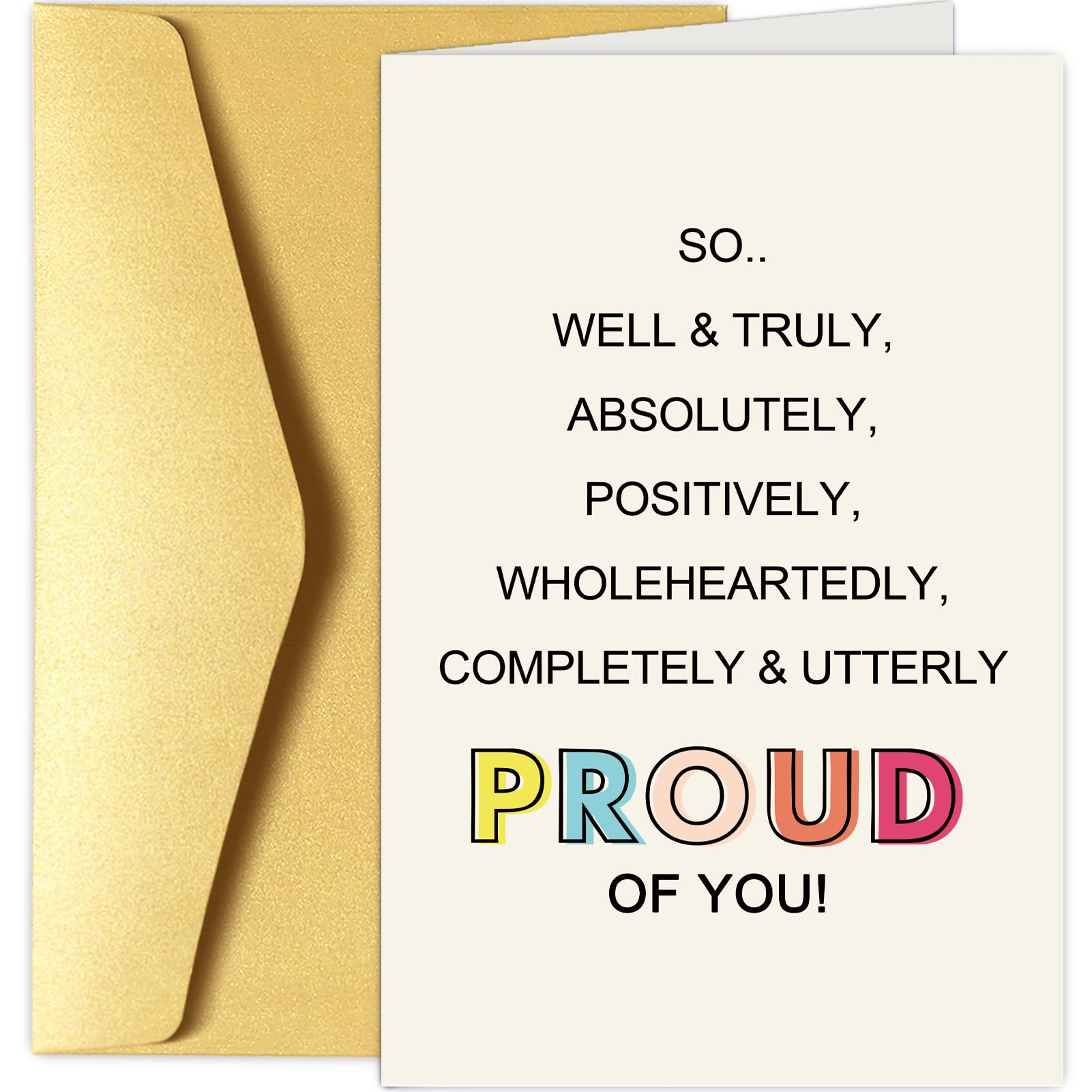 Snapklik.com : So Proud Of You Card, Graduation Card, Congratulations ...