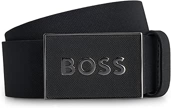 BOSS Icon-S1_sz40 Belt, negro3, 80 cm para Hombre: Amazon.es: Moda
