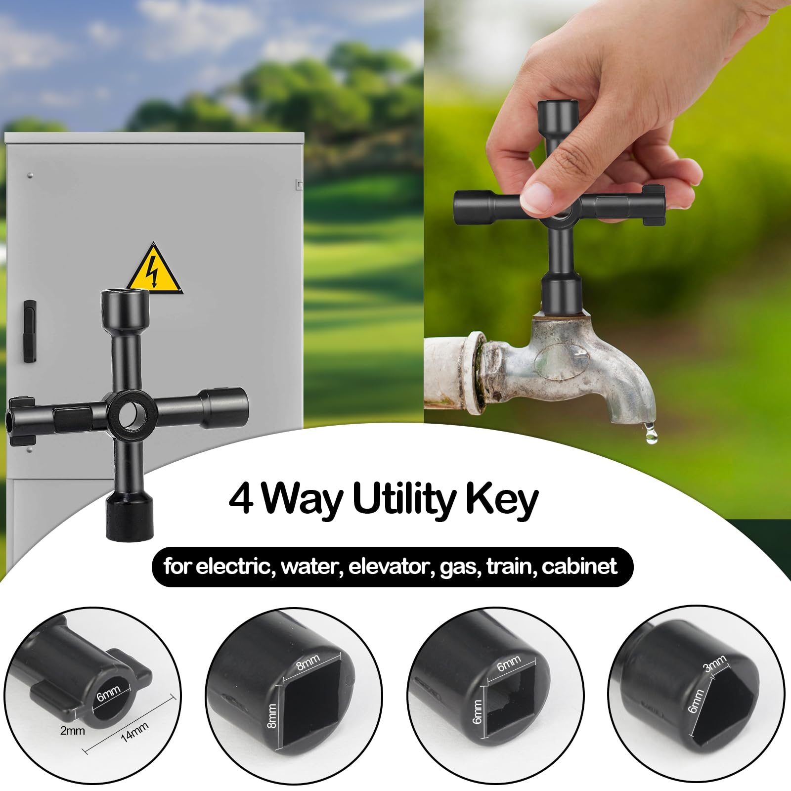 Snapklik.com : 28 Inch Retractable Water Meter Key,Lengthen Water Shut ...