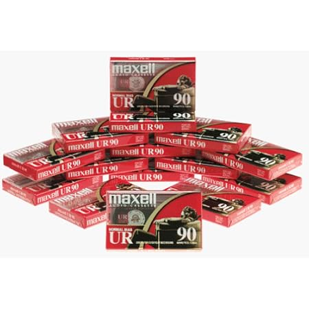 Amazon.com: MAXELL Normal BIAS UR-90 (15-Pack) Standard Size Cassettes ...