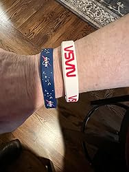 Amazon.com: Vuzvuv 18 Pcs Nasa Rubber Bracelets, Outer Space Design ...