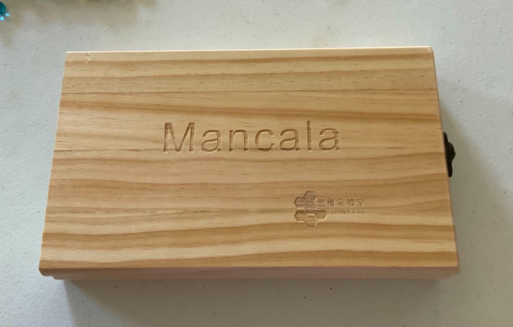 Amazon.com: Mimgo Shop Mancala Board Game, Solid Wood Folding Mancala ...