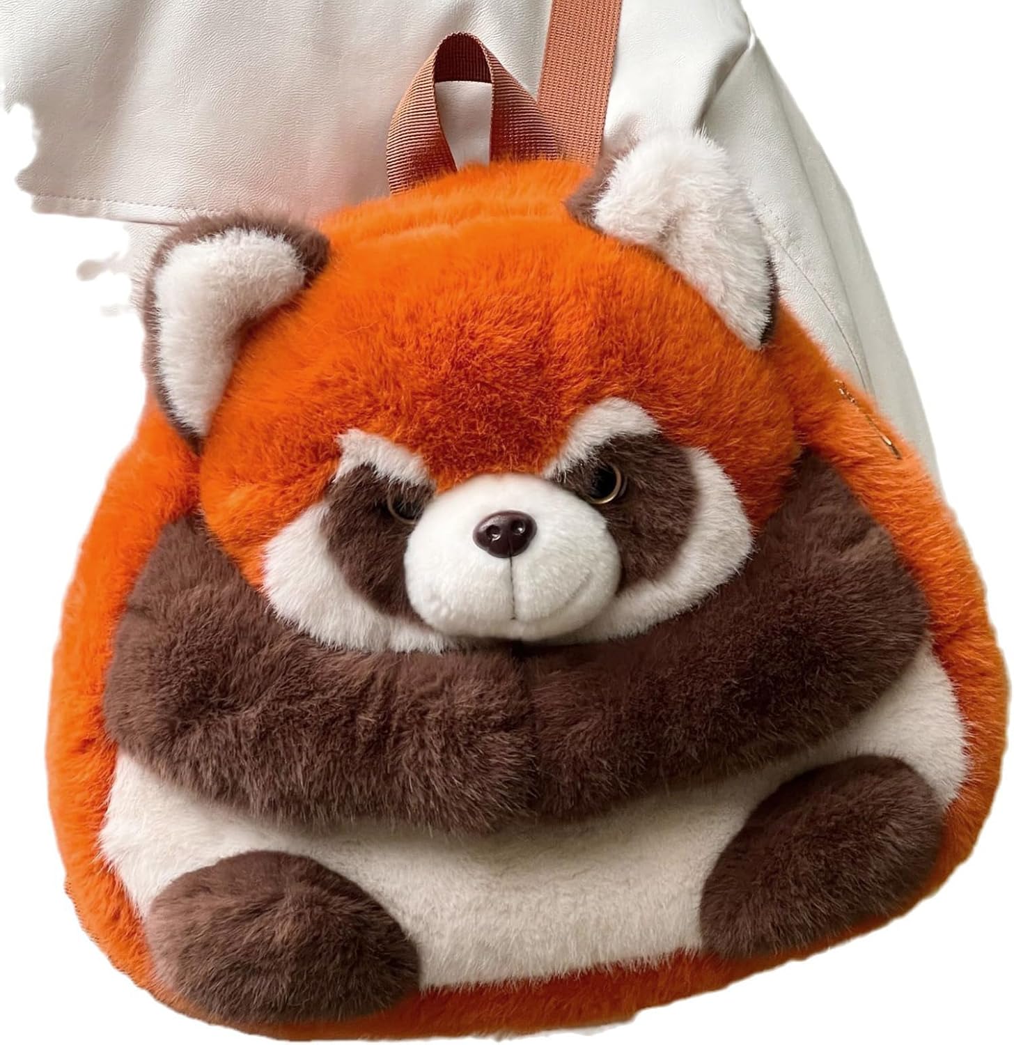 Amazon.com | Plush Red Panda Backpack | Cute and Soft Furry Bag ...