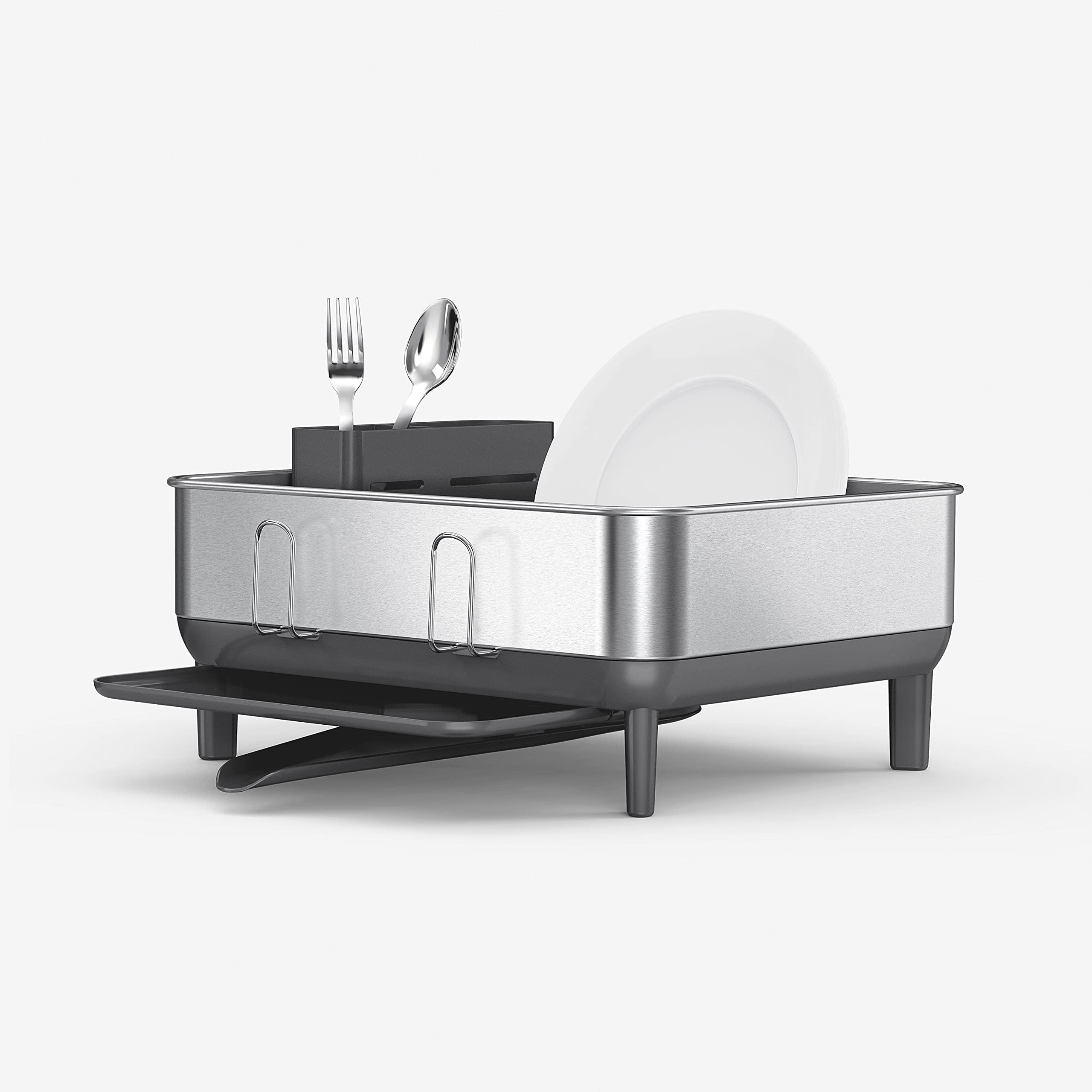 Amazon.com: Sabatier Expandable Stainless Steel Dish Rack with Rust ...