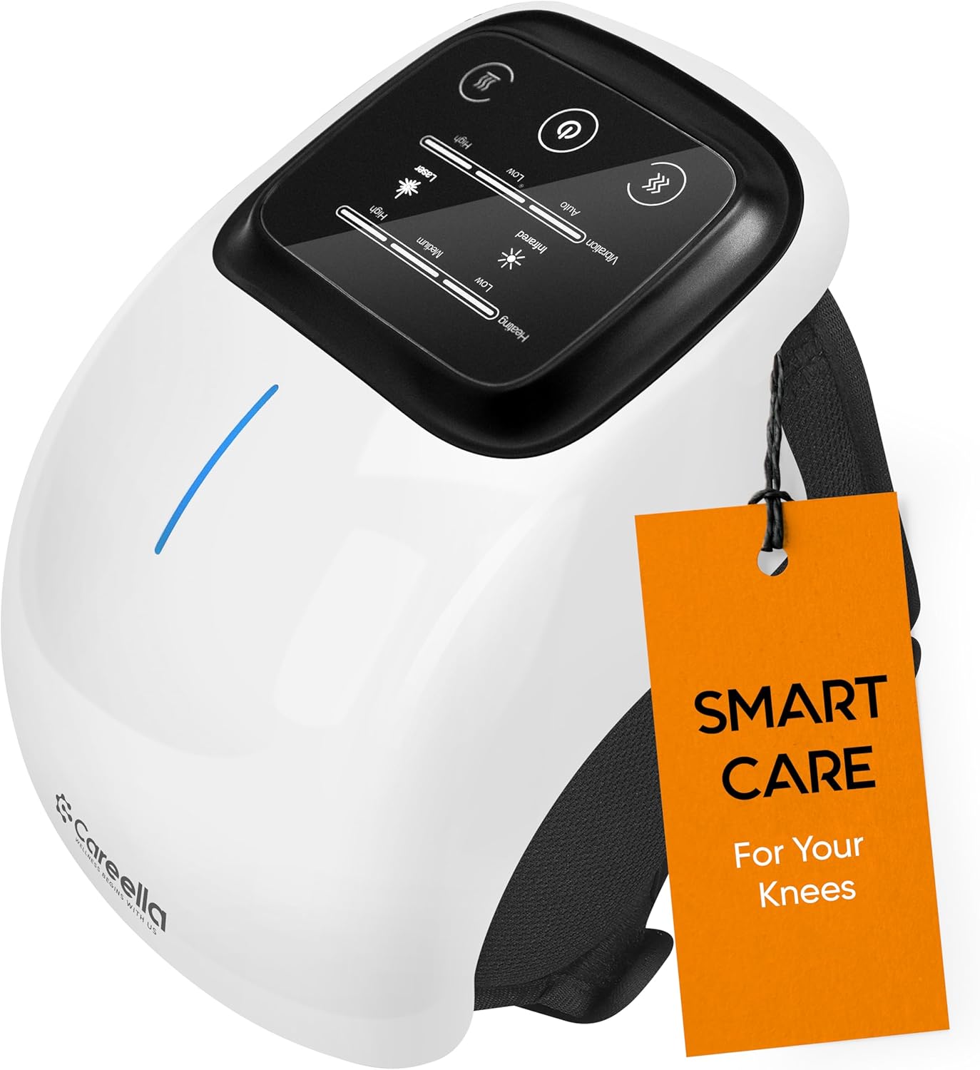 Amazon.com: Careella Wireless Knee Massager – Heated, Rechargeable ...