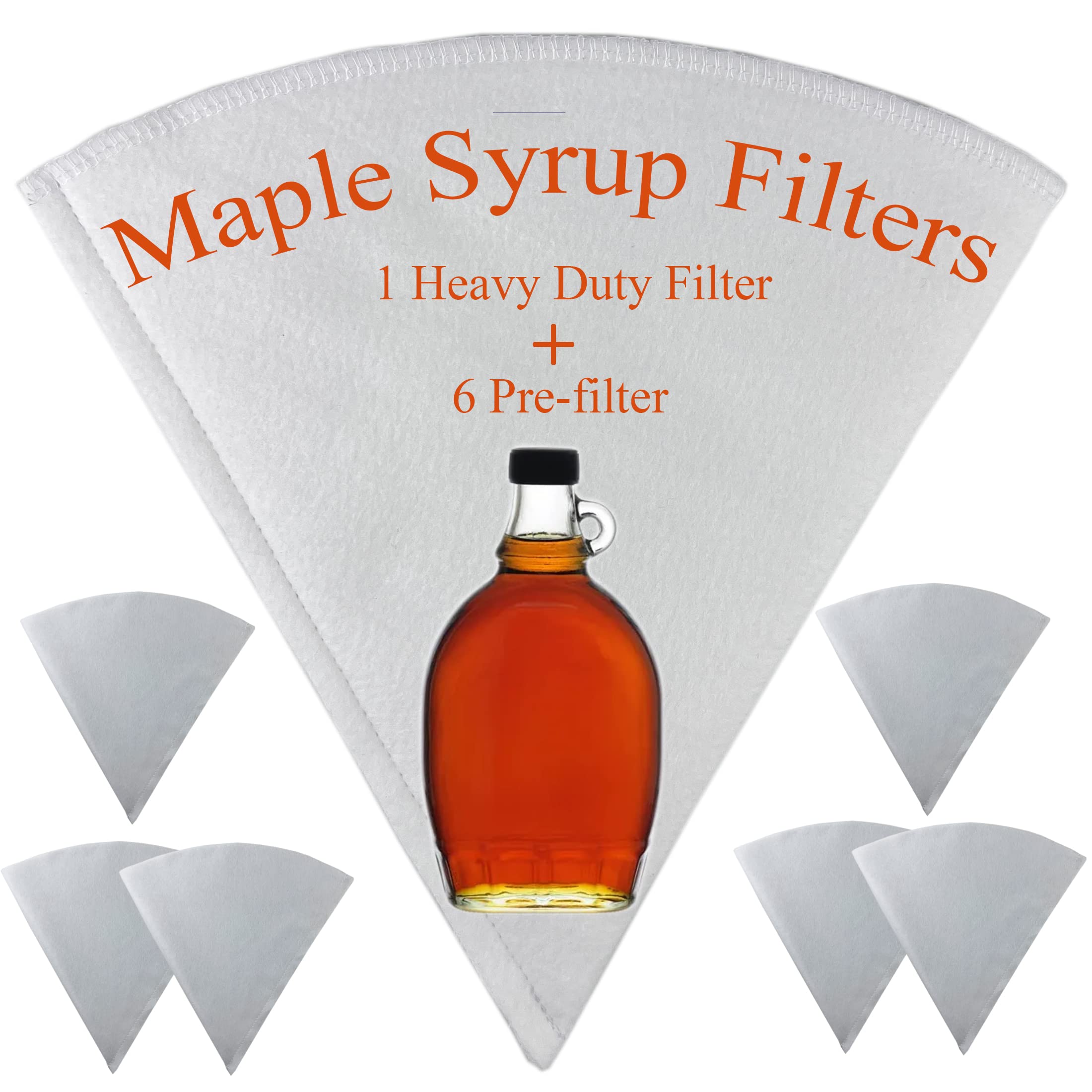 Amazon.com: Maple Syrup Filters Set, 7 PCS, 1 Heavy Duty Filter and 6 ...