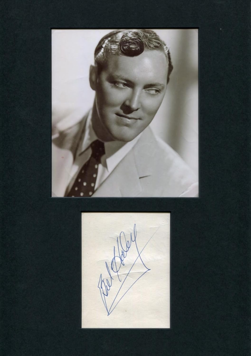 Amazon.com: Bill Haley ROCK AND ROLL autograph, signed album page ...