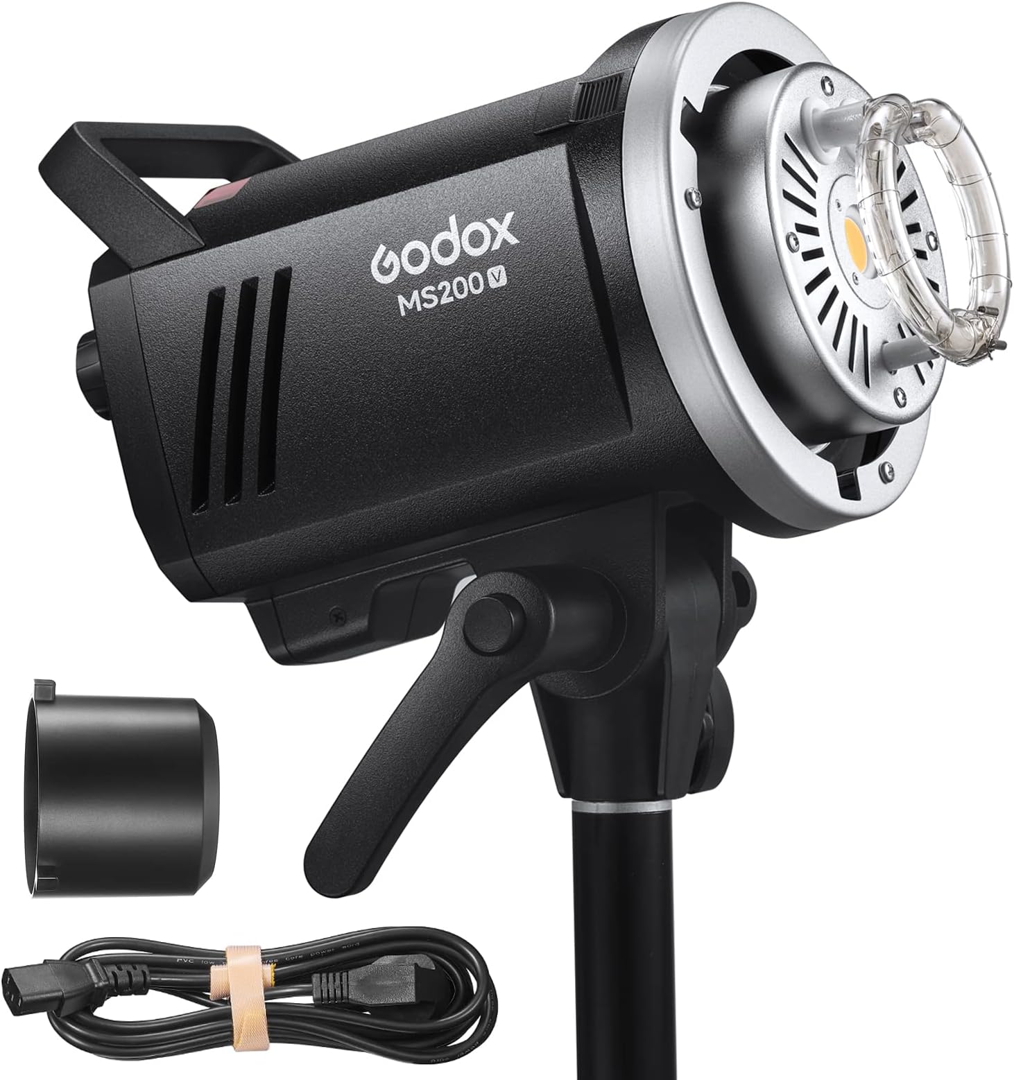 Amazon.com : Godox MS200V LED Studio Flash 200W, LED Light 2.4G GN53 ...