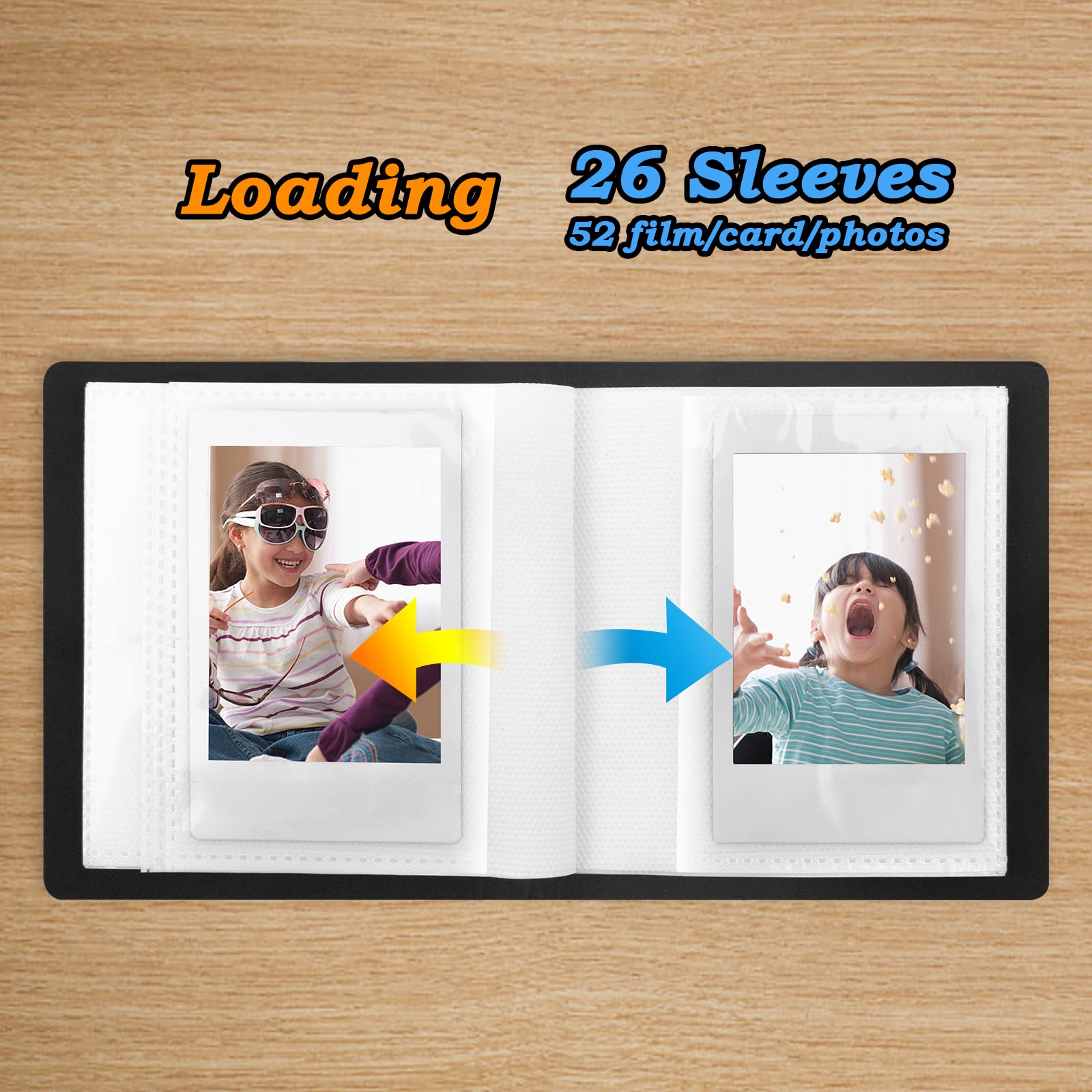 Snapklik.com : Ruibytree 52 Pockets Small Photo Album 2x3 For Fujifilm ...