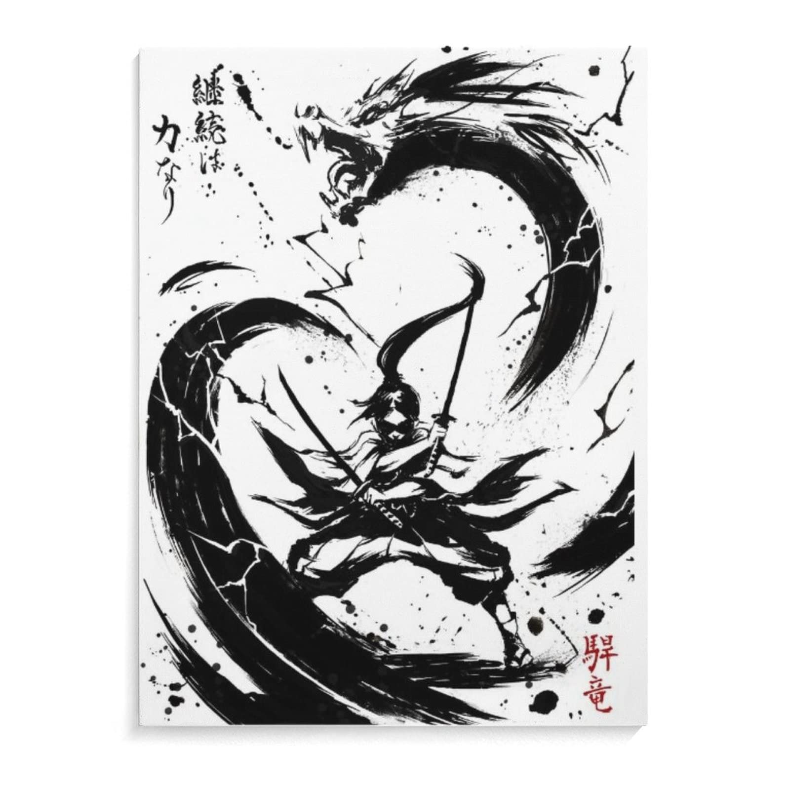 Japanese Black Ink Art