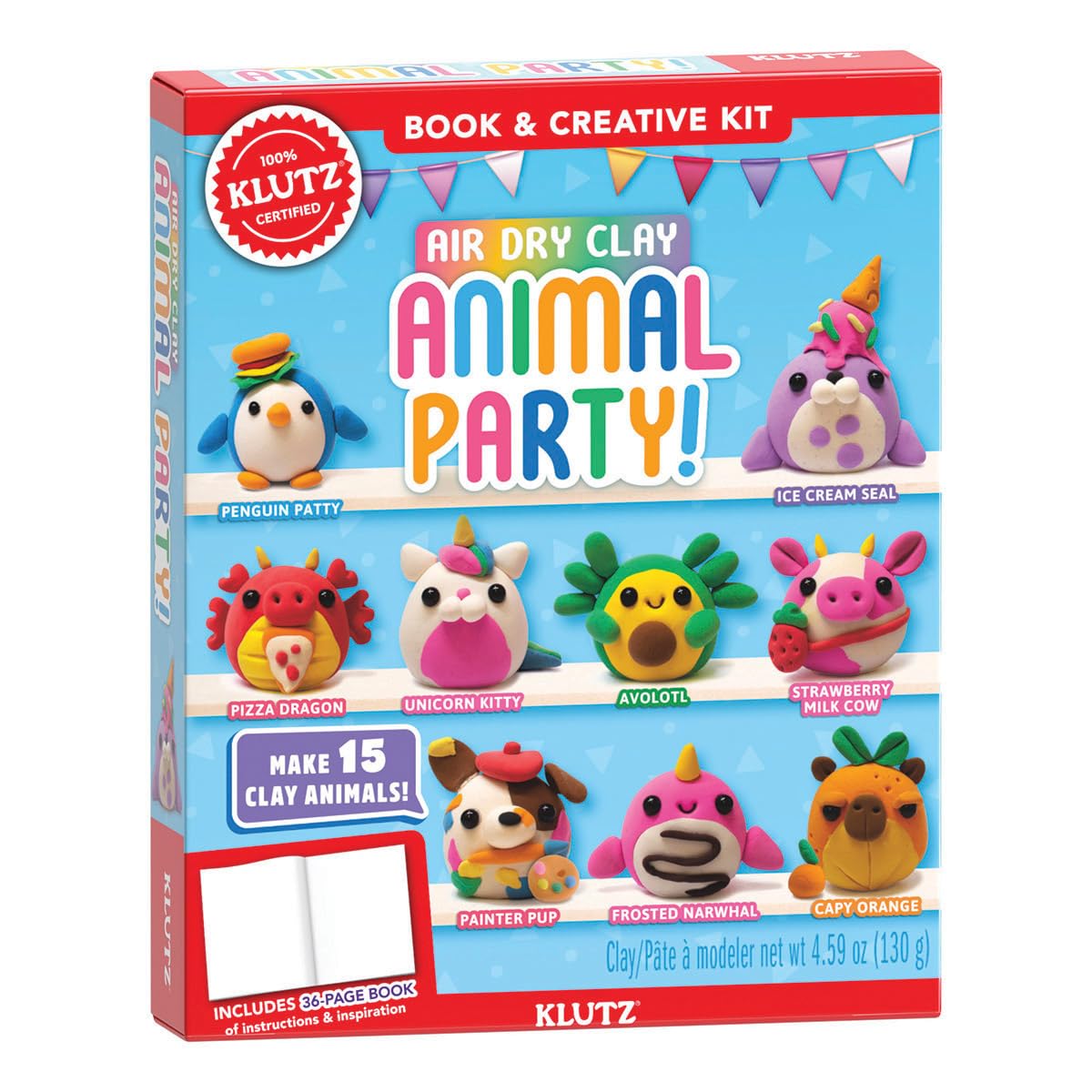Air-Dry Clay Animal Party!: Klutz: 9781546134015: Amazon.com: Books