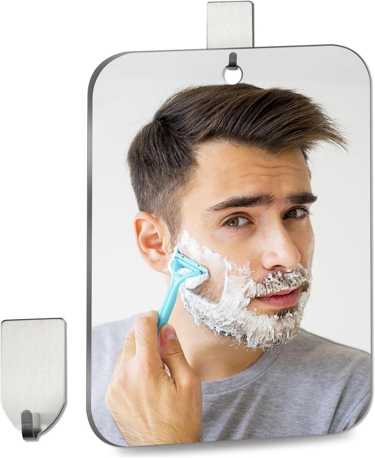 Amazon.com - Shower Mirror Fogless for Shaving, Medium 8 in x 6 in ...