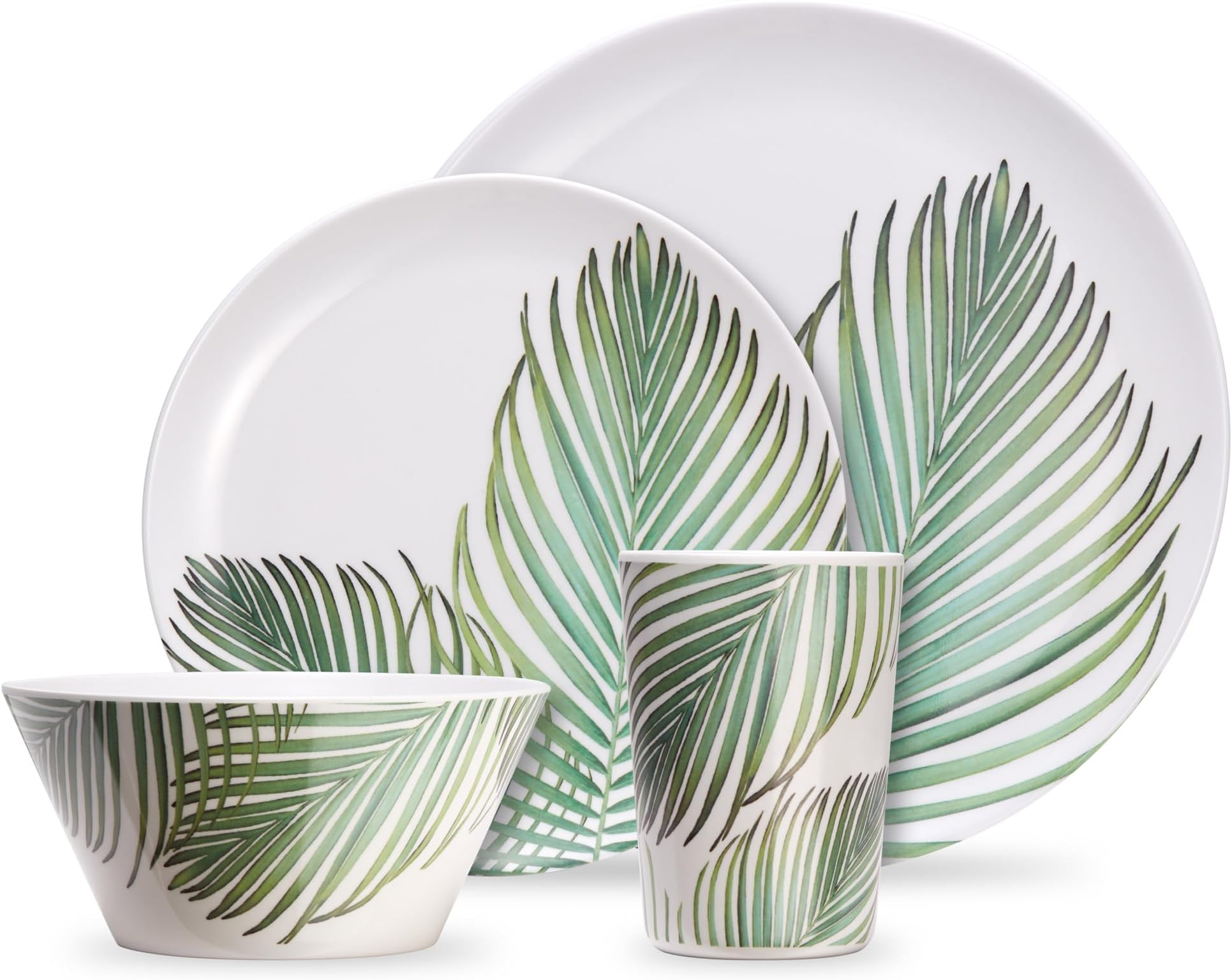 OLPRO Melamine Dinnerware Set, Camping/Picnic/Barbecue Dinner Set ...