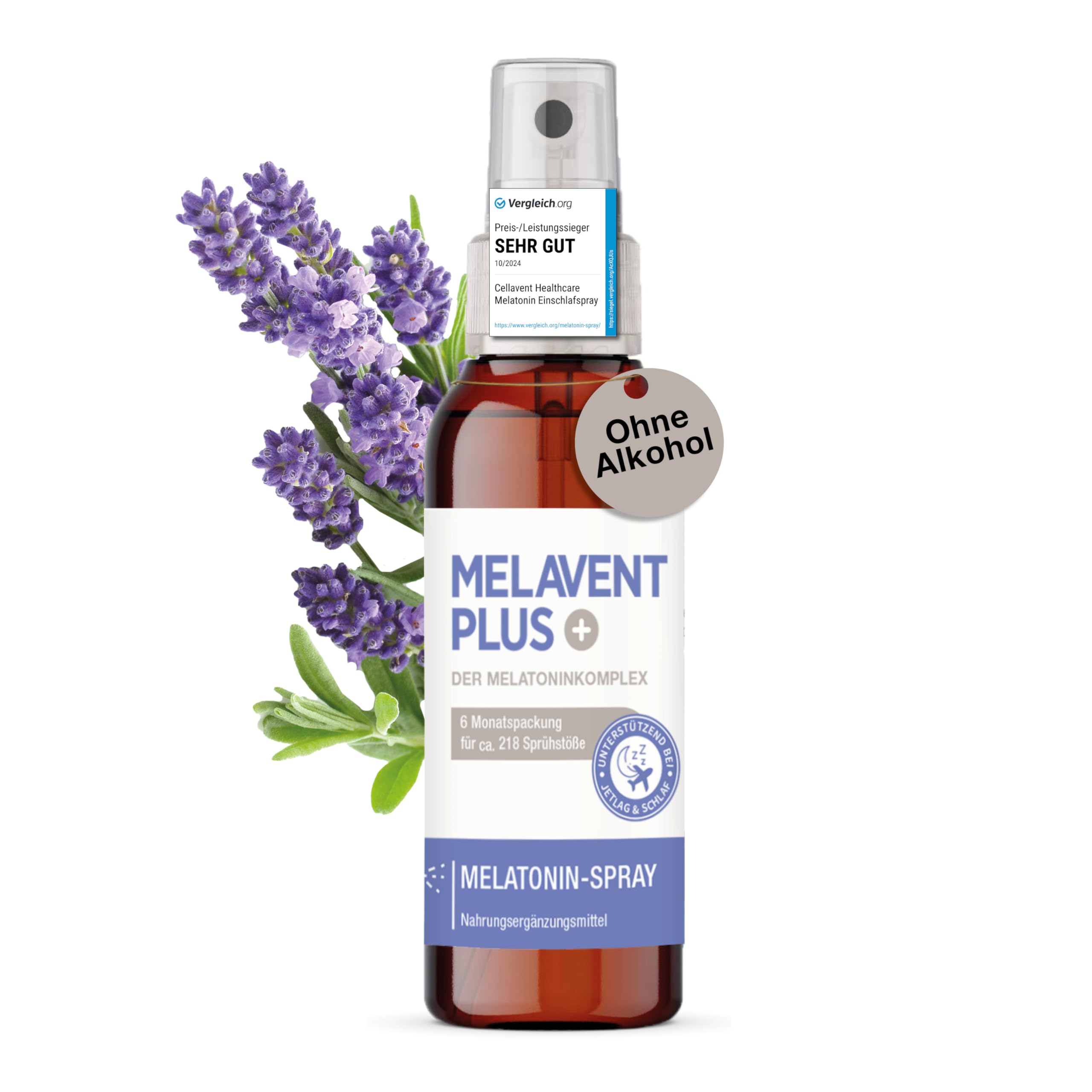 Melatonin Einschlaf-Spray – hochdosiert – 0,5 mg Melatonin pro ...