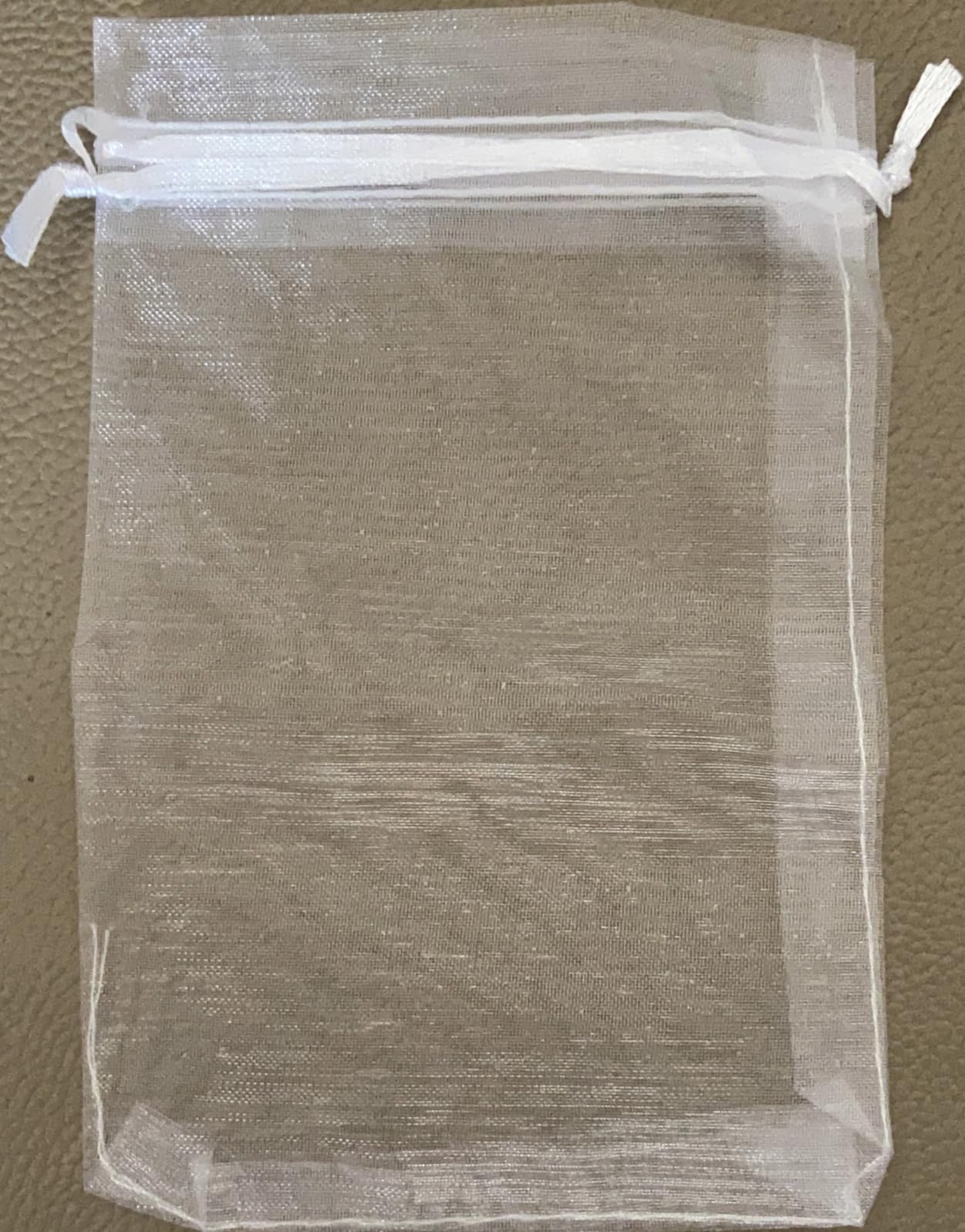 13x18 Cms Transparant Orgenza Potli Bags Net Drawsting Pouches, Wedding ...