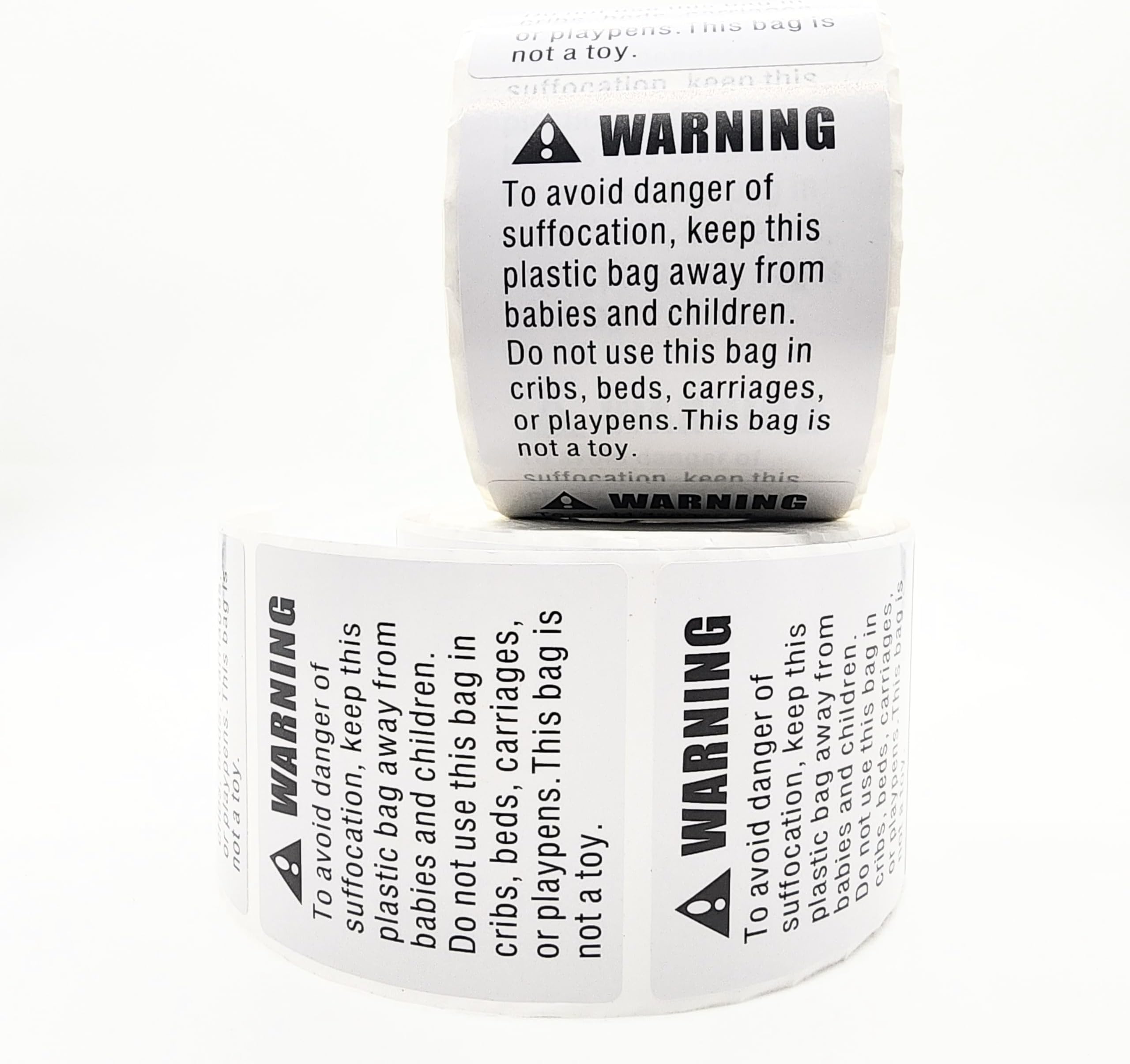 Amazon.com : 6 Rolls/3000 Labels,Suffocation Warning,Keep Away from ...